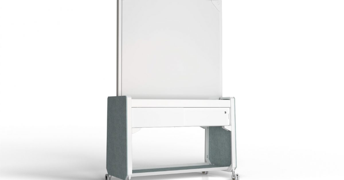 AMQ Solutions | Amobi Team Half Wall with Storage Assembly (Video)