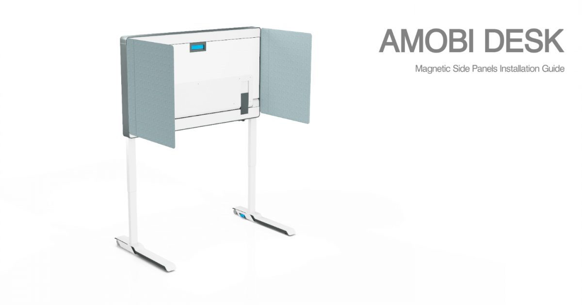 AMQ Solutions | Amobi Desk Magnetic Side Panels Installation (Video)